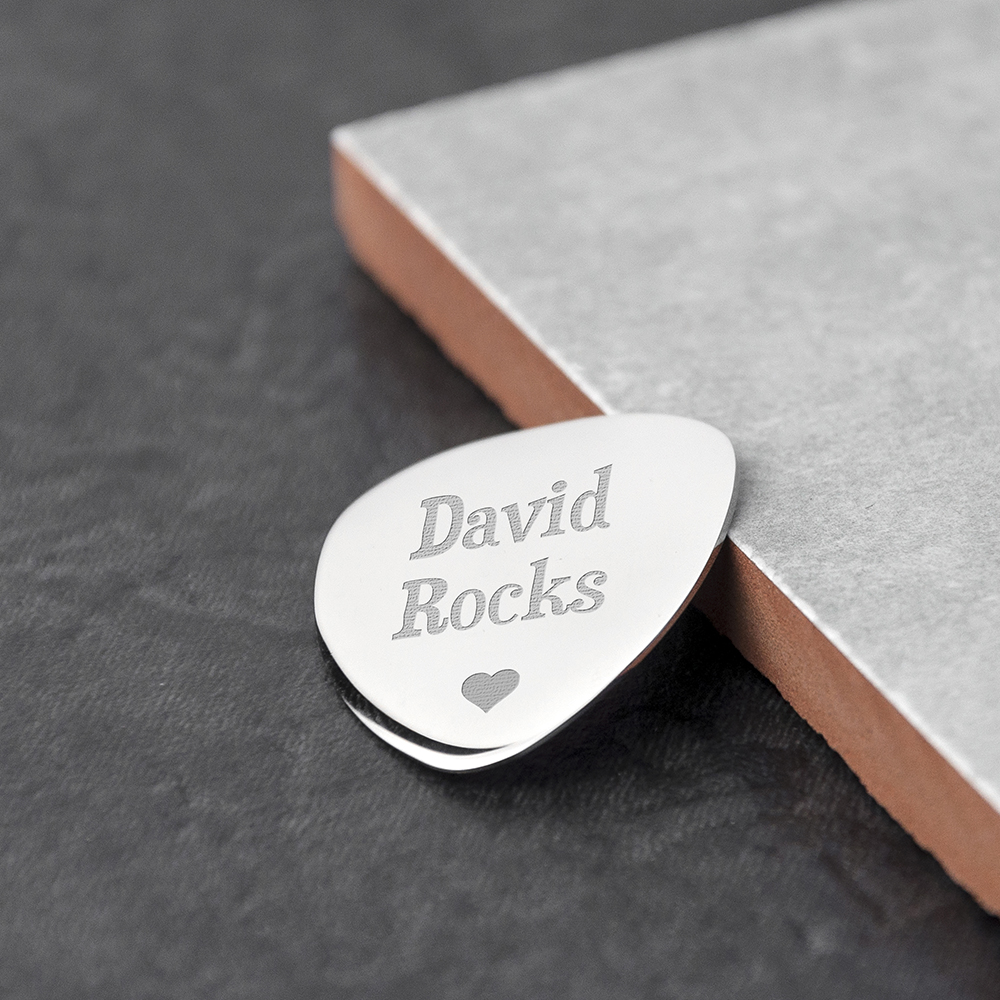 Personalised Romantic Plectrum - 🎁 Unique Gifts UK - The Gift Gazebo
